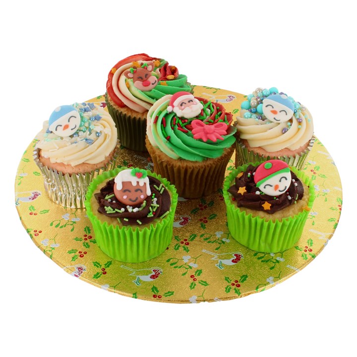 10" Double Thick Round Gold Robin Cake Card 5PK | Culpitt