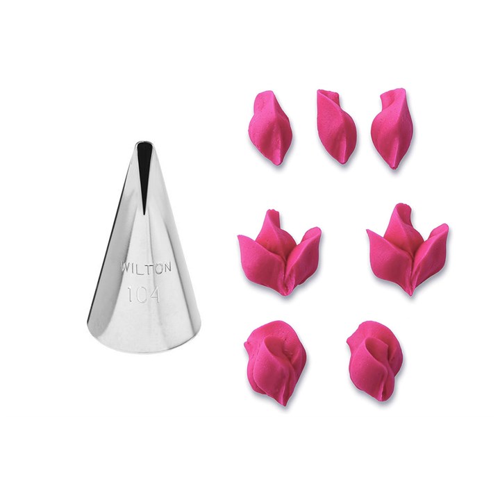 Wilton Piping Nozzle #104 - Petal | Culpitt