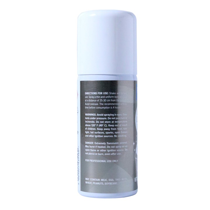 PME Edible Lustre Spray - Silver 100ml | Culpitt