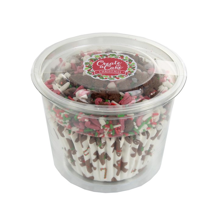 25 Gingerbread Baking Cases & Sprinkle Pod | Culpitt
