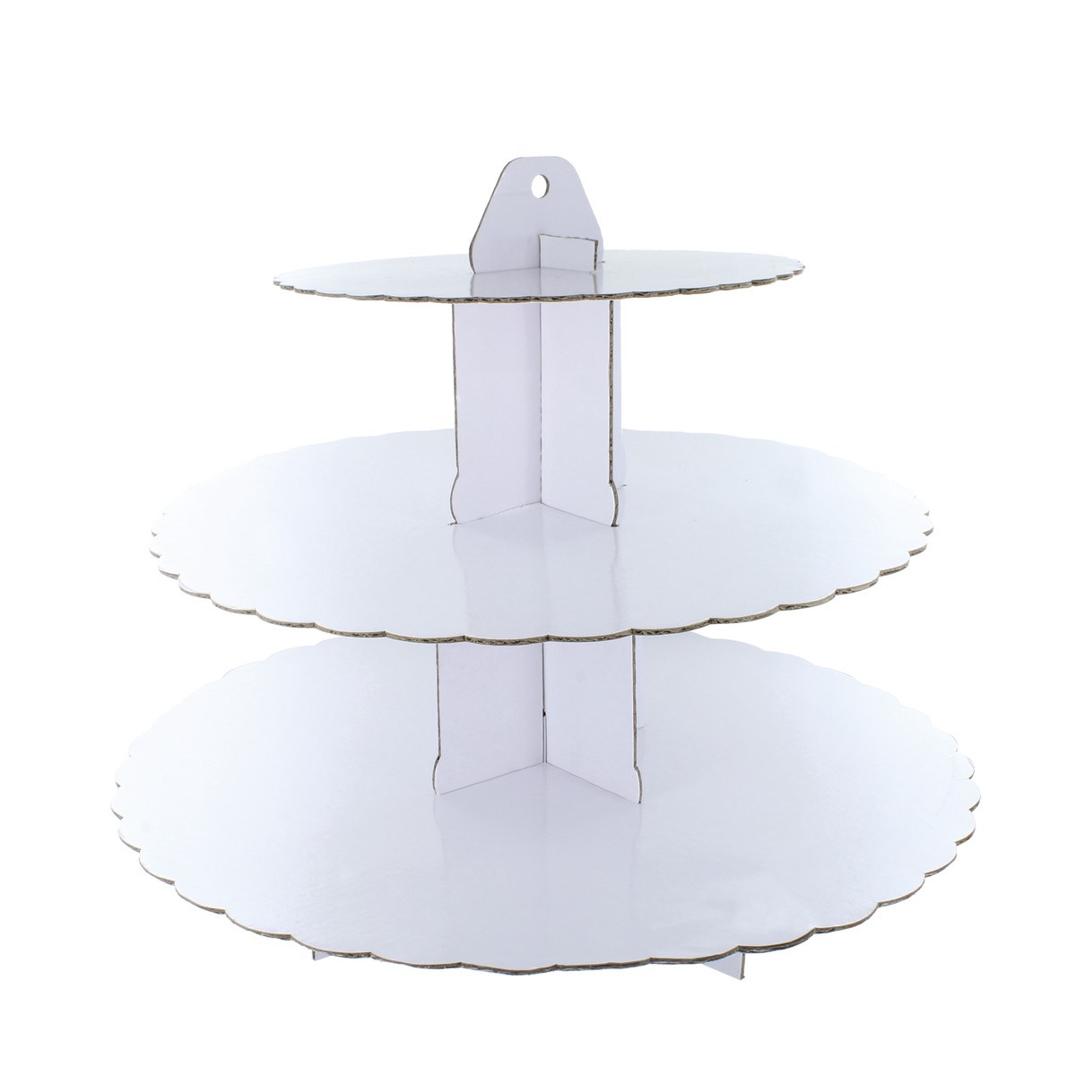 3 Tier White Cupcake Stand - 6 Pack | Culpitt