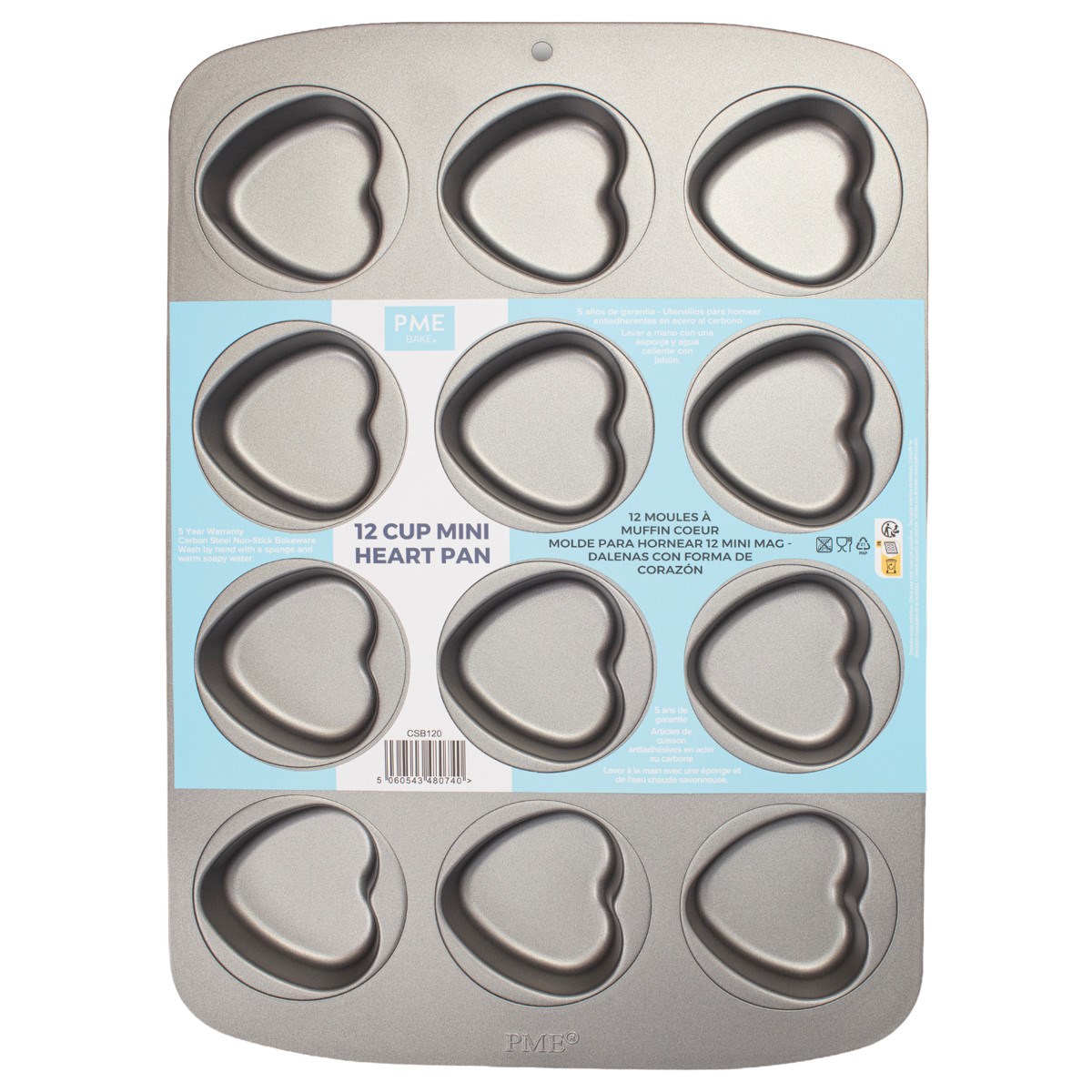 PME 12 Cup Mini Heart Pan | Culpitt